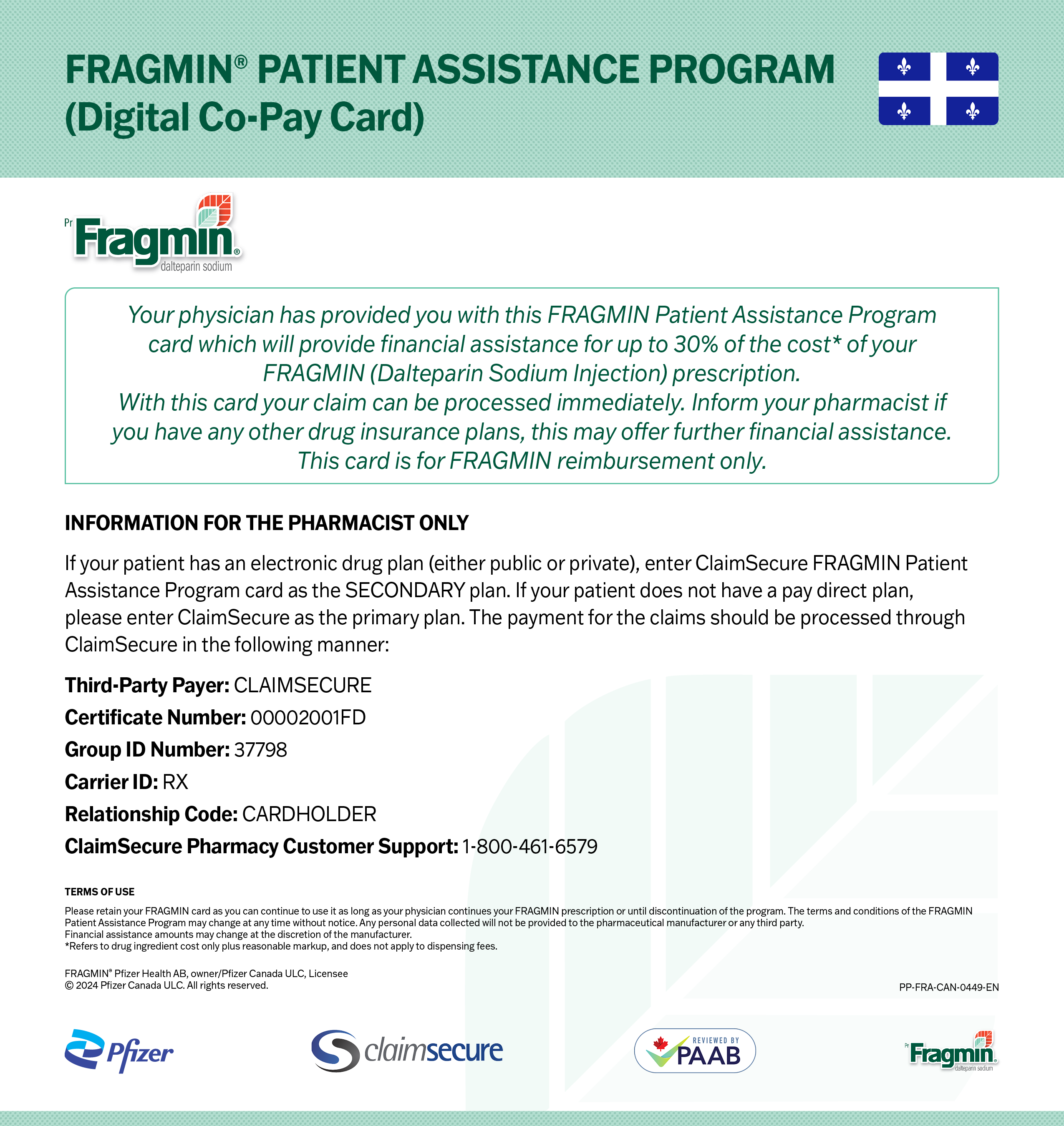 FRAGMIN Patient resources | FRAGMIN.CA